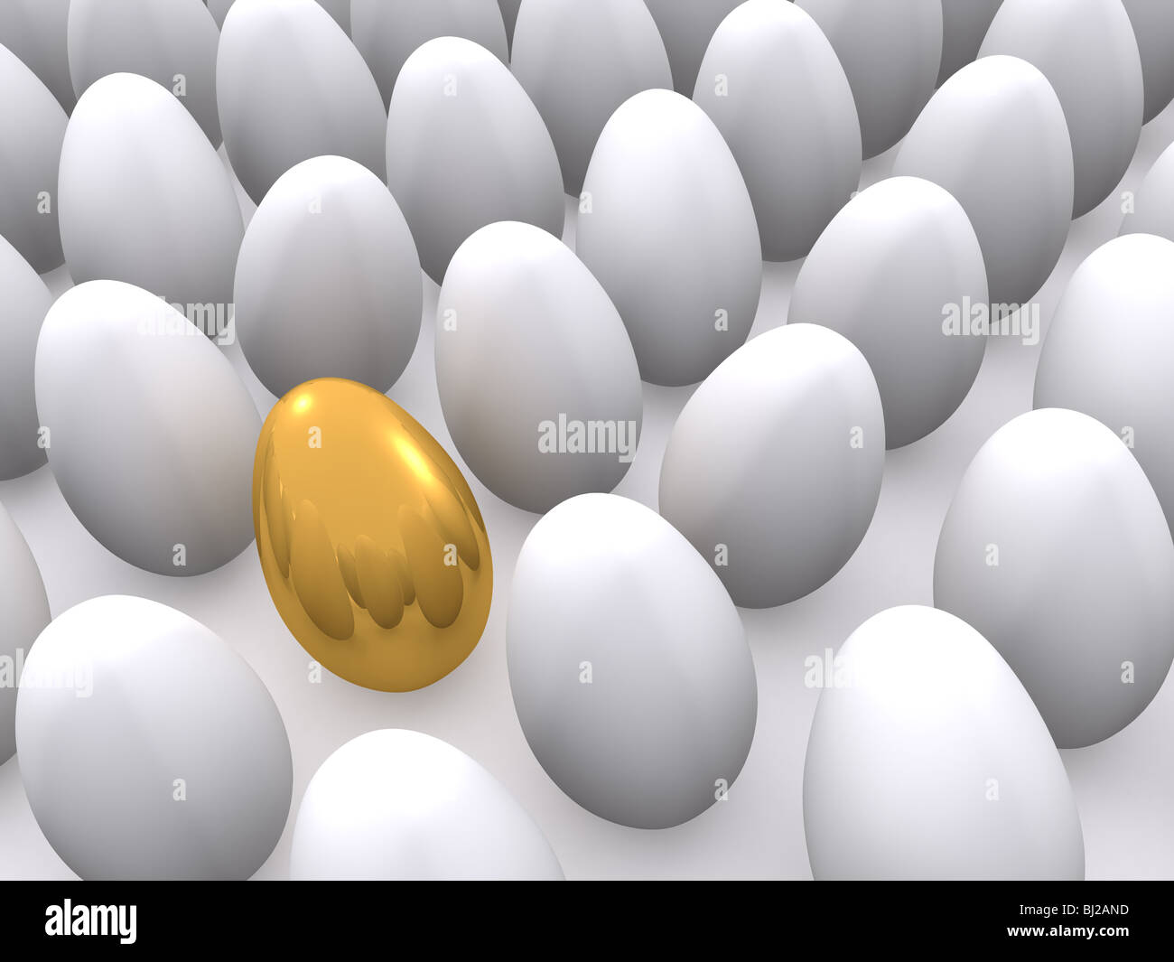leadership of eggs. 3d Stock Photo - Alamy