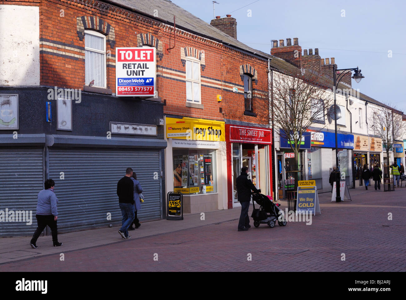 The newly opened Money Shop in Widnes, Cheshire, situated next to a ...