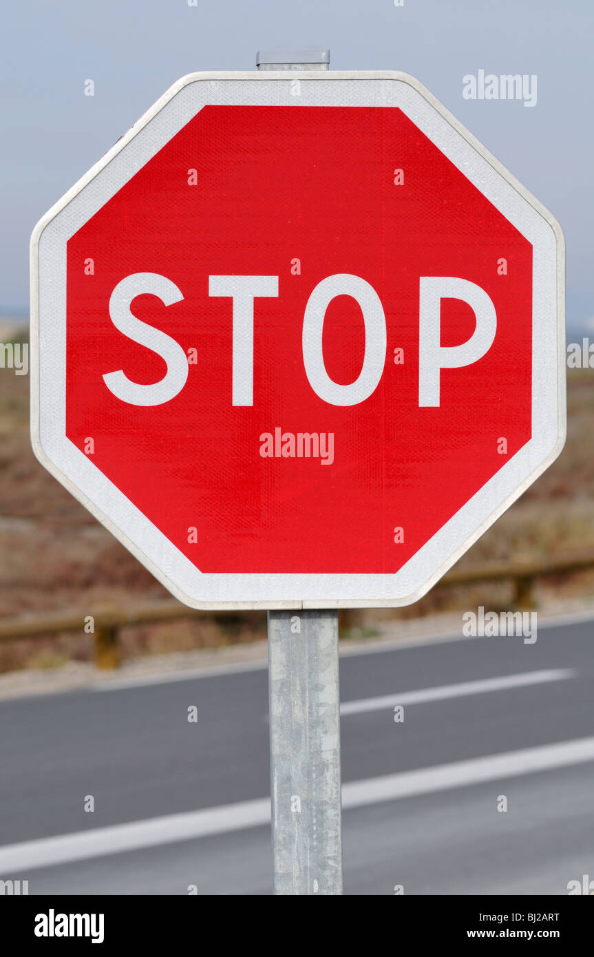 Highway stop hi-res stock photography and images - Alamy