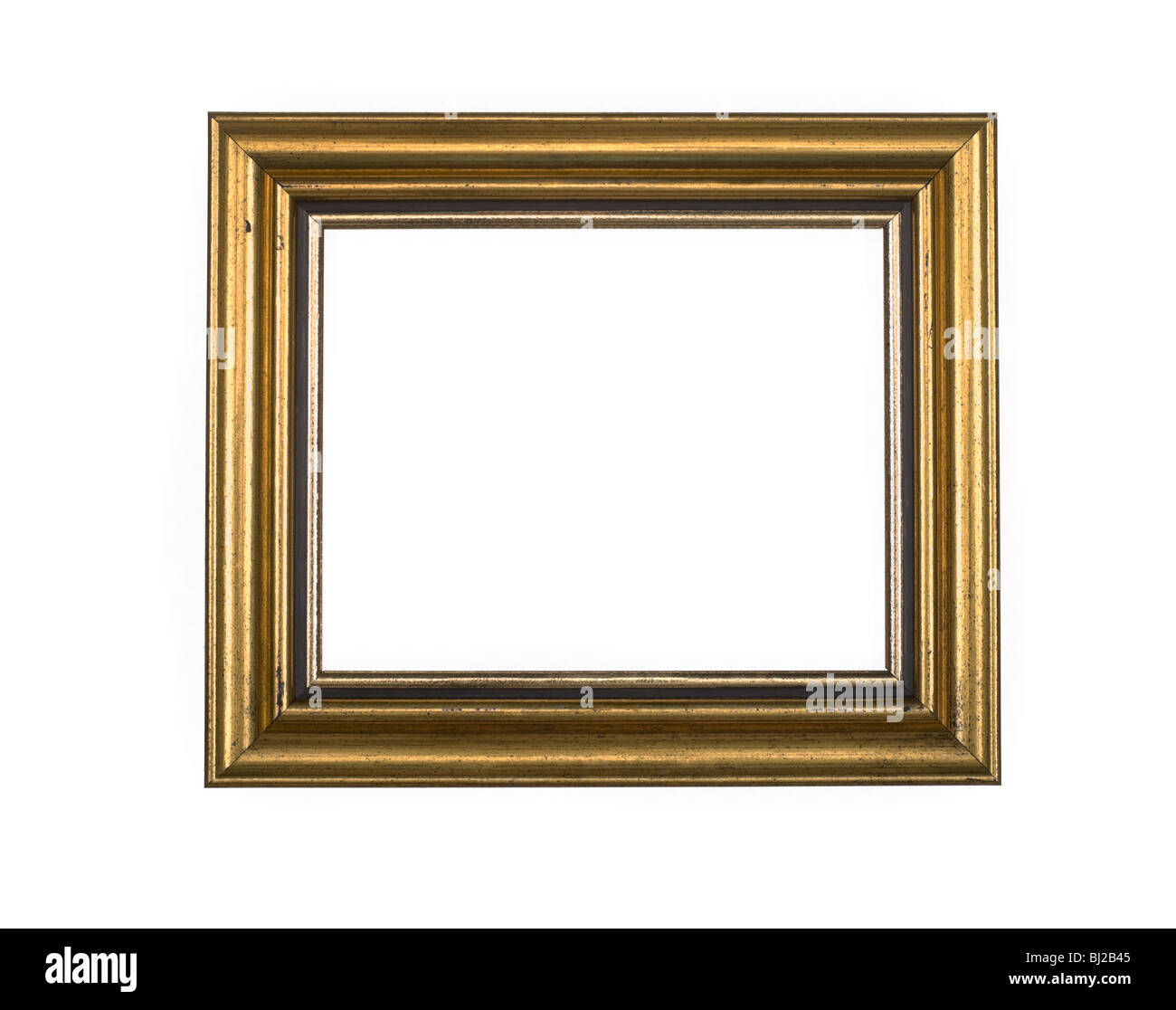 Gold grunge empty old moulding hi-res stock photography and images - Alamy