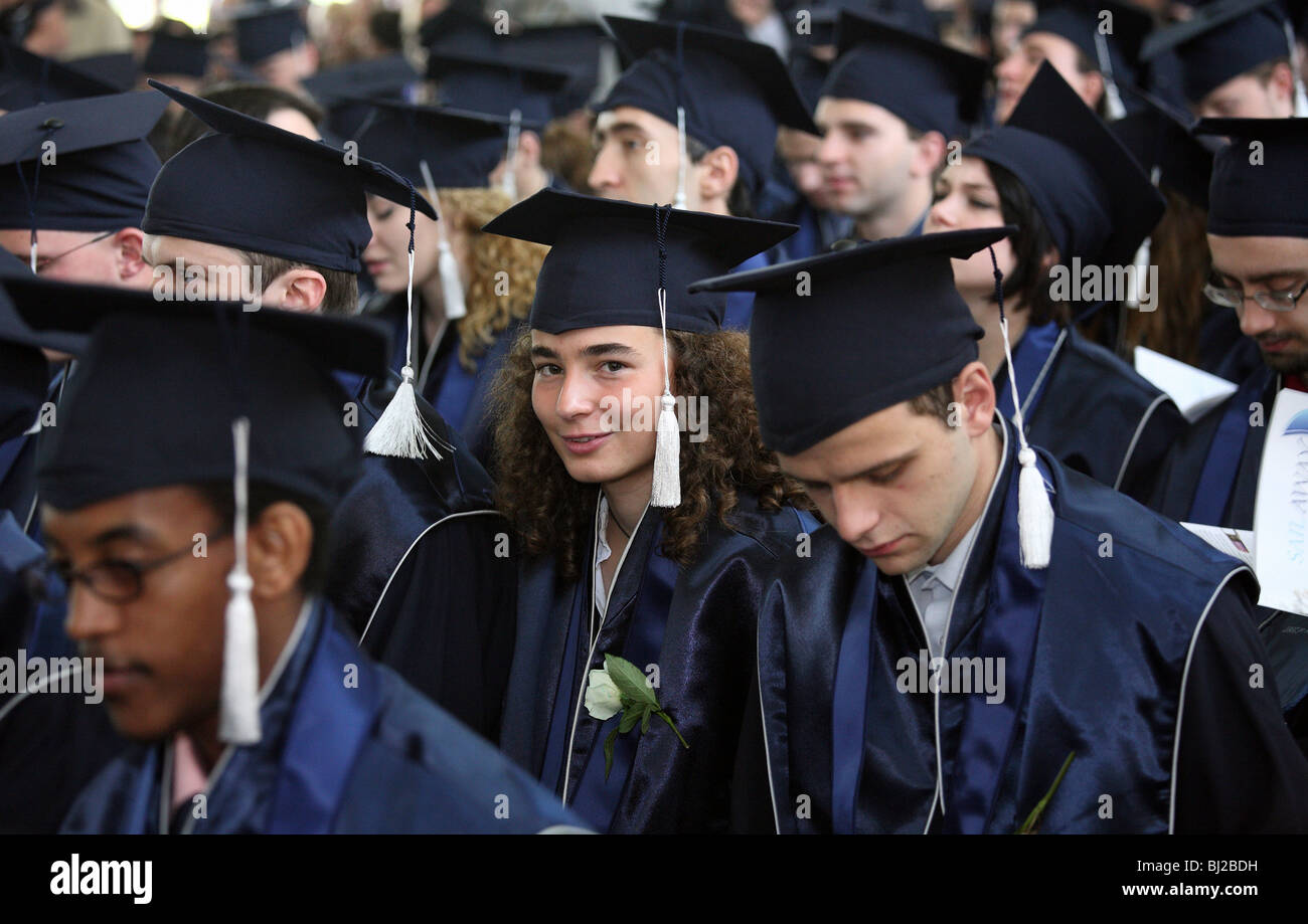 Graduation ceremony at Jacobs University, Bremen, Germany Stock Photo ...