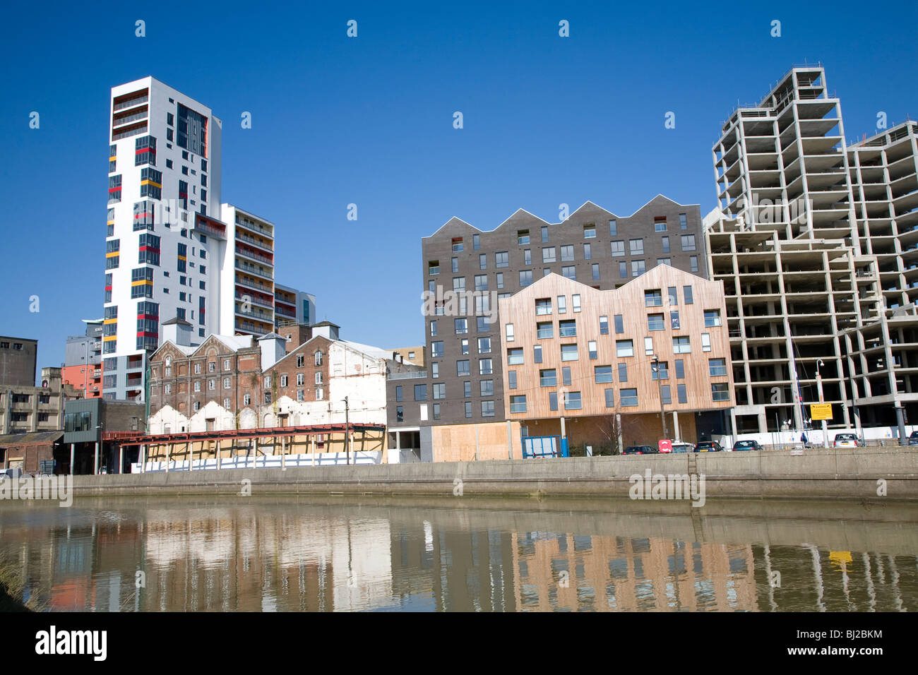 Regatta Quay waterfront development project Ipswich Wet Dock Suffolk ...