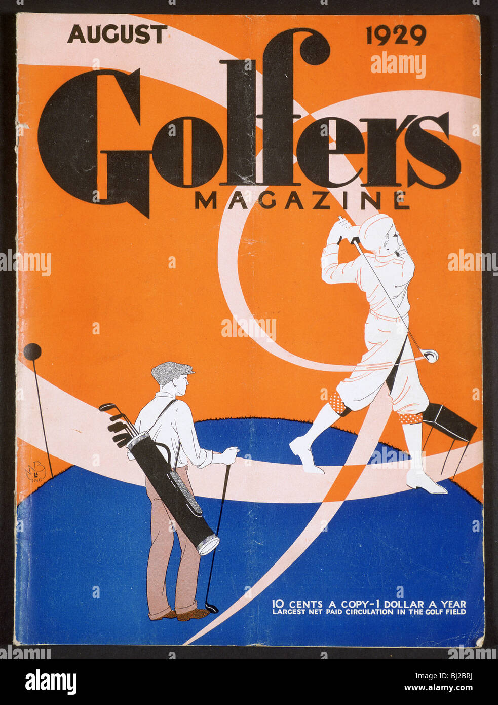Cover of 'Golfer's Magazine', American, August 1929. Artist: Unknown ...