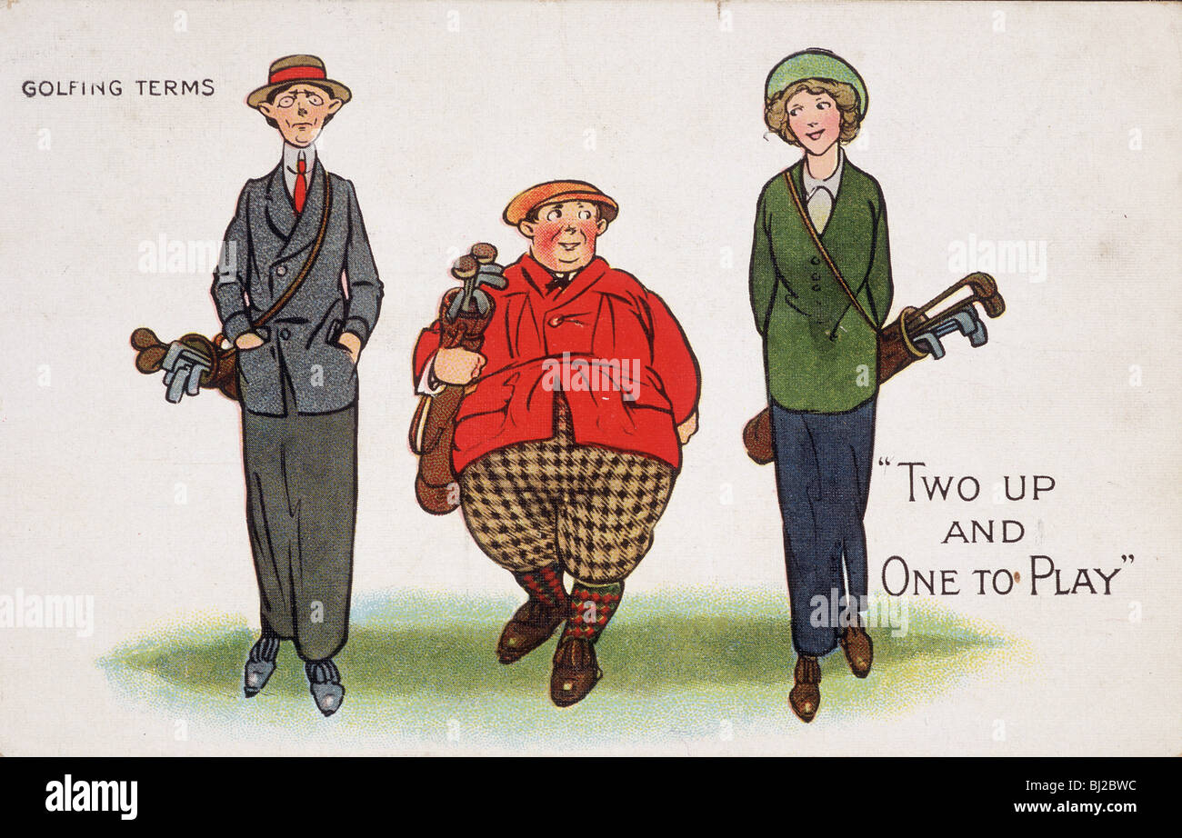 Female golfing 1920s hi-res stock photography and images - Alamy