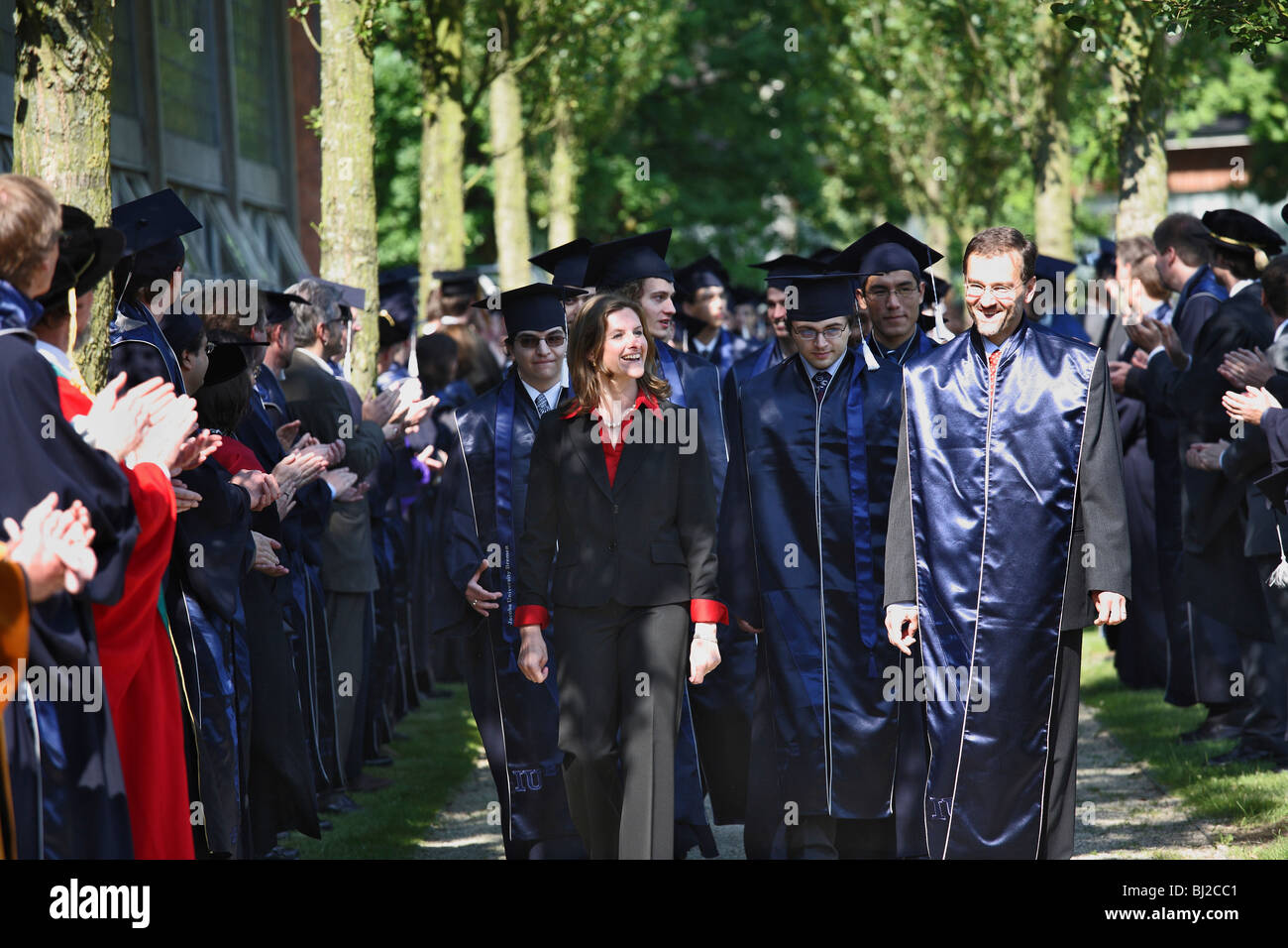 Graduation ceremony at Jacobs University Bremen Germany Stock Photo - Alamy