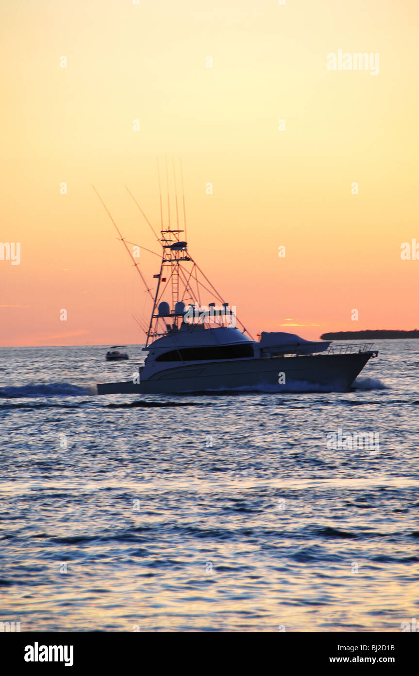 Orange Sunset Key West , Florida , USA , Ship , boat Stock Photo - Alamy