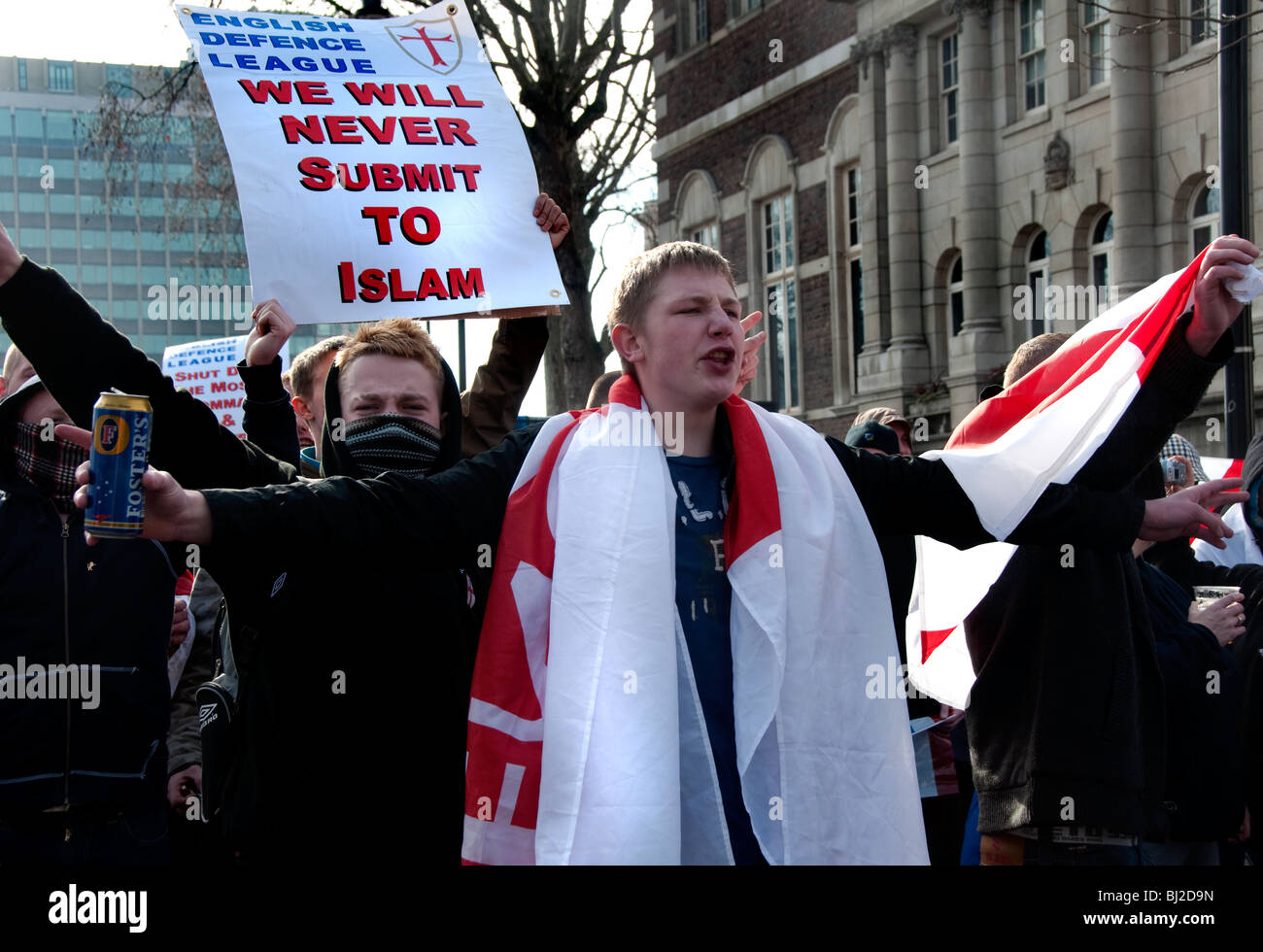 Angry edl supporter hi-res stock photography and images - Alamy