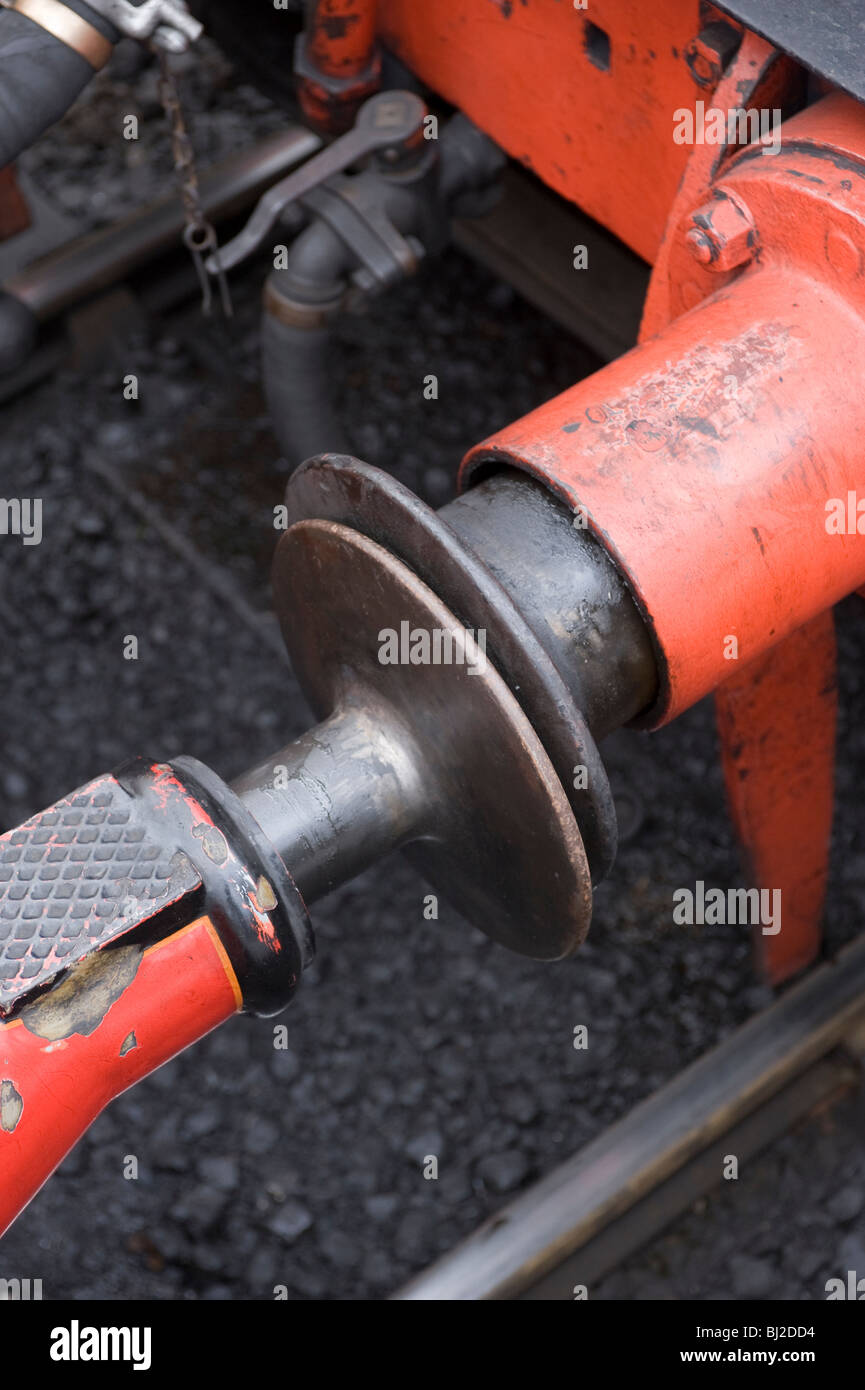 steam train buffers Stock Photo - Alamy