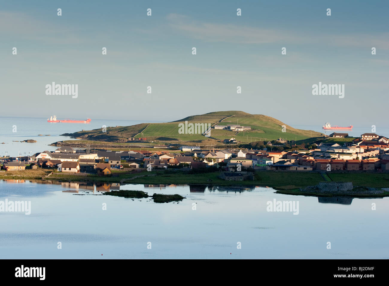 Sound village of Lerwick, Shetland Stock Photo - Alamy