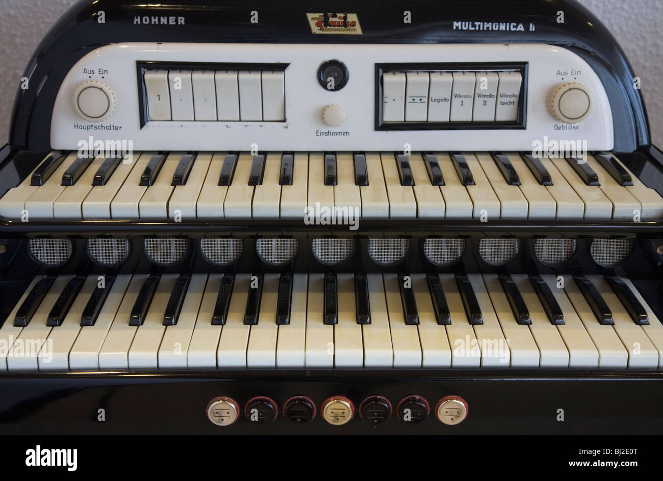 Musical instruments Multimonica Hohner 1951 Stock Photo - Alamy
