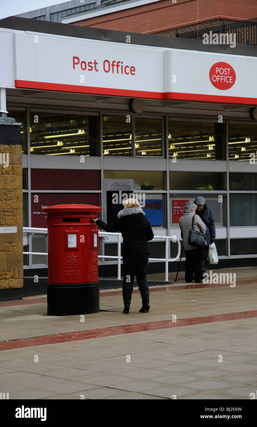 Woman Posting Letter In Post High Resolution Stock Photography and ...