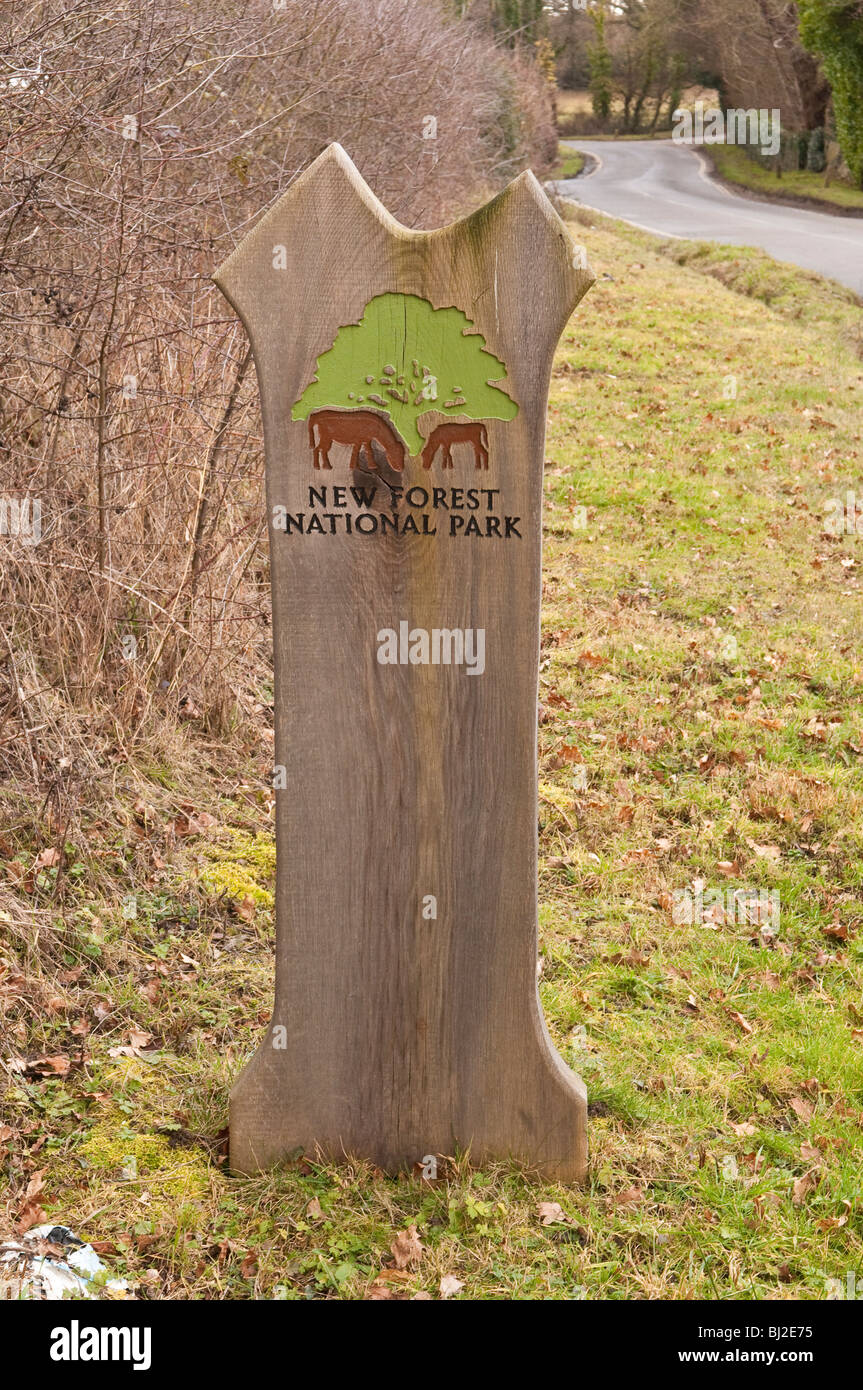 New Forest Sign Stock Photo - Alamy