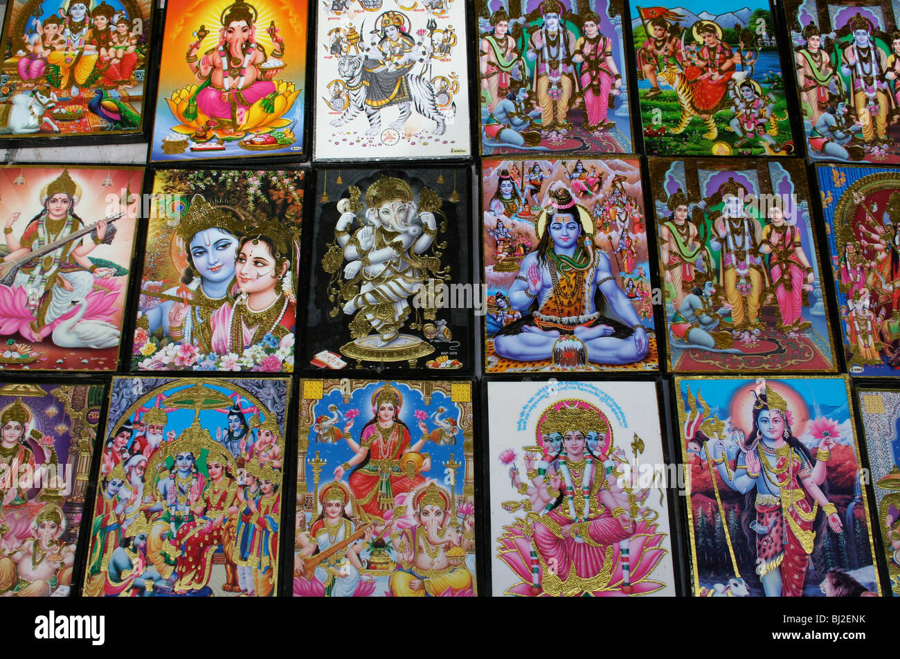 Picture of Hindu deities Stock Photo - Alamy