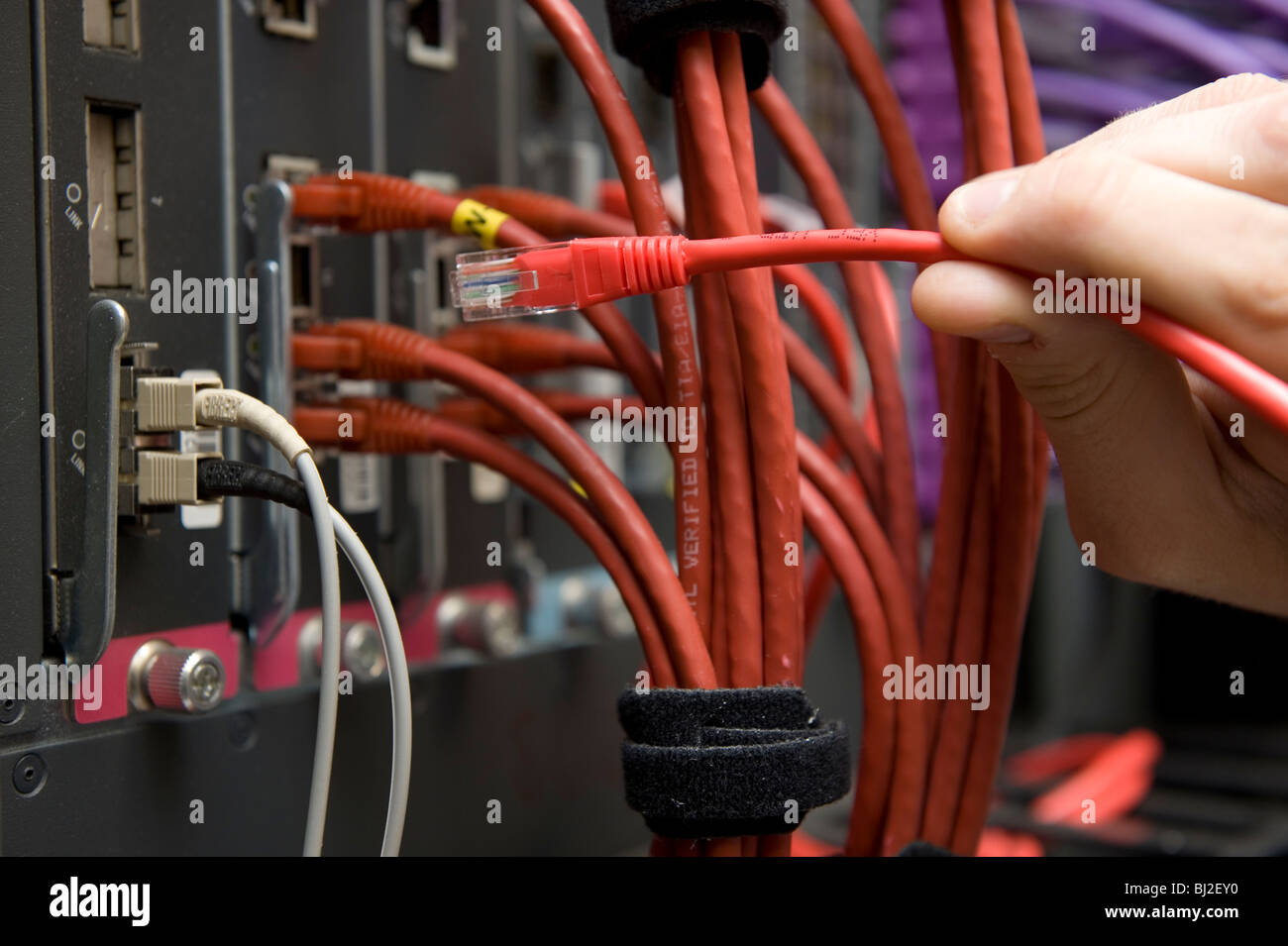 Tangle of cables hi-res stock photography and images - Alamy