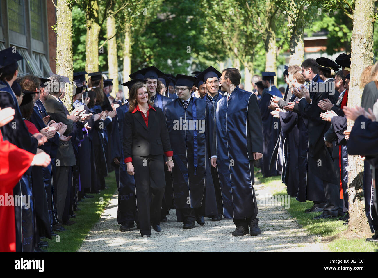 Graduation ceremony at Jacobs University, Bremen, Germany Stock Photo ...