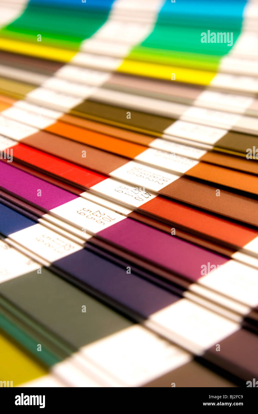 Open paint colour chart hi-res stock photography and images - Alamy
