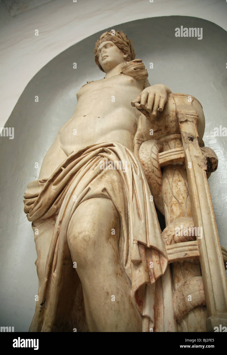 A 2nd Century AD statue of Apollo taken from Carthage in the Bardo ...