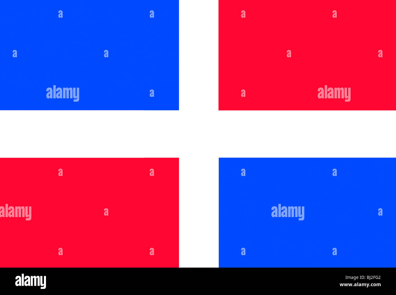 national flag of the Dominican Republic Stock Photo - Alamy