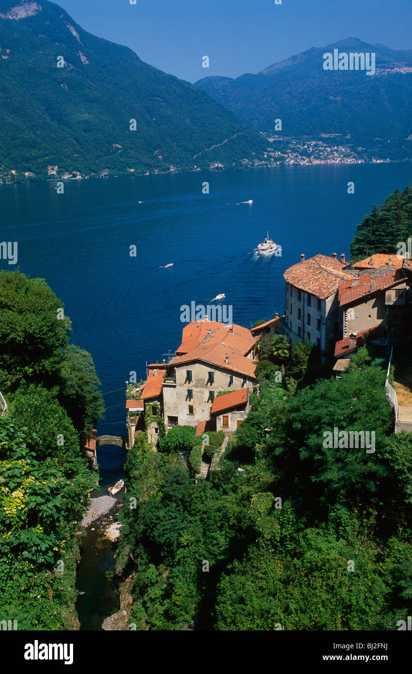Shore of Lake Como Stock Photo - Alamy