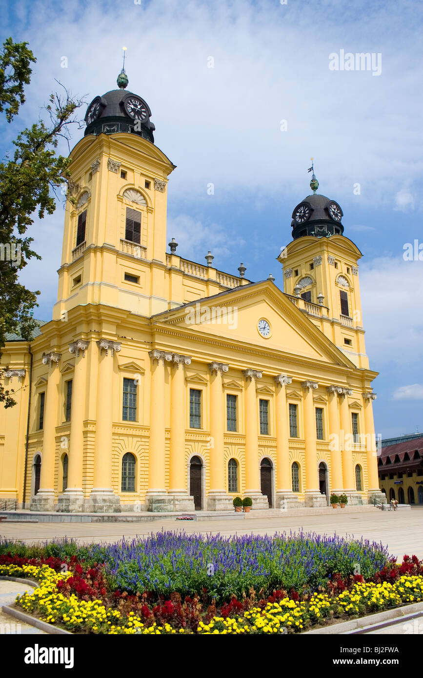 Main square of Debrecen city, Hungary Stock Photo - Alamy