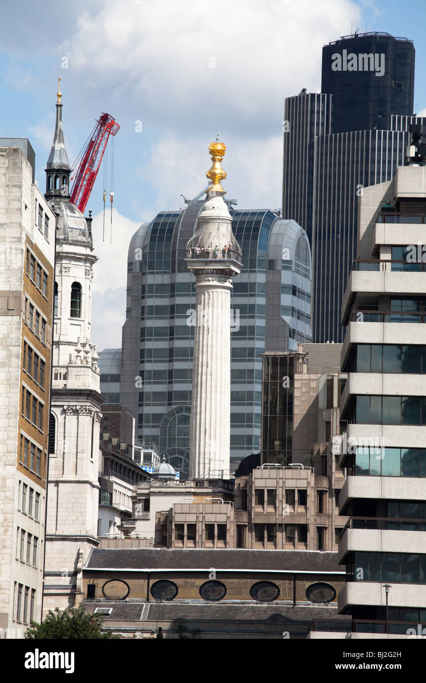 Monument london great fire hi-res stock photography and images - Alamy