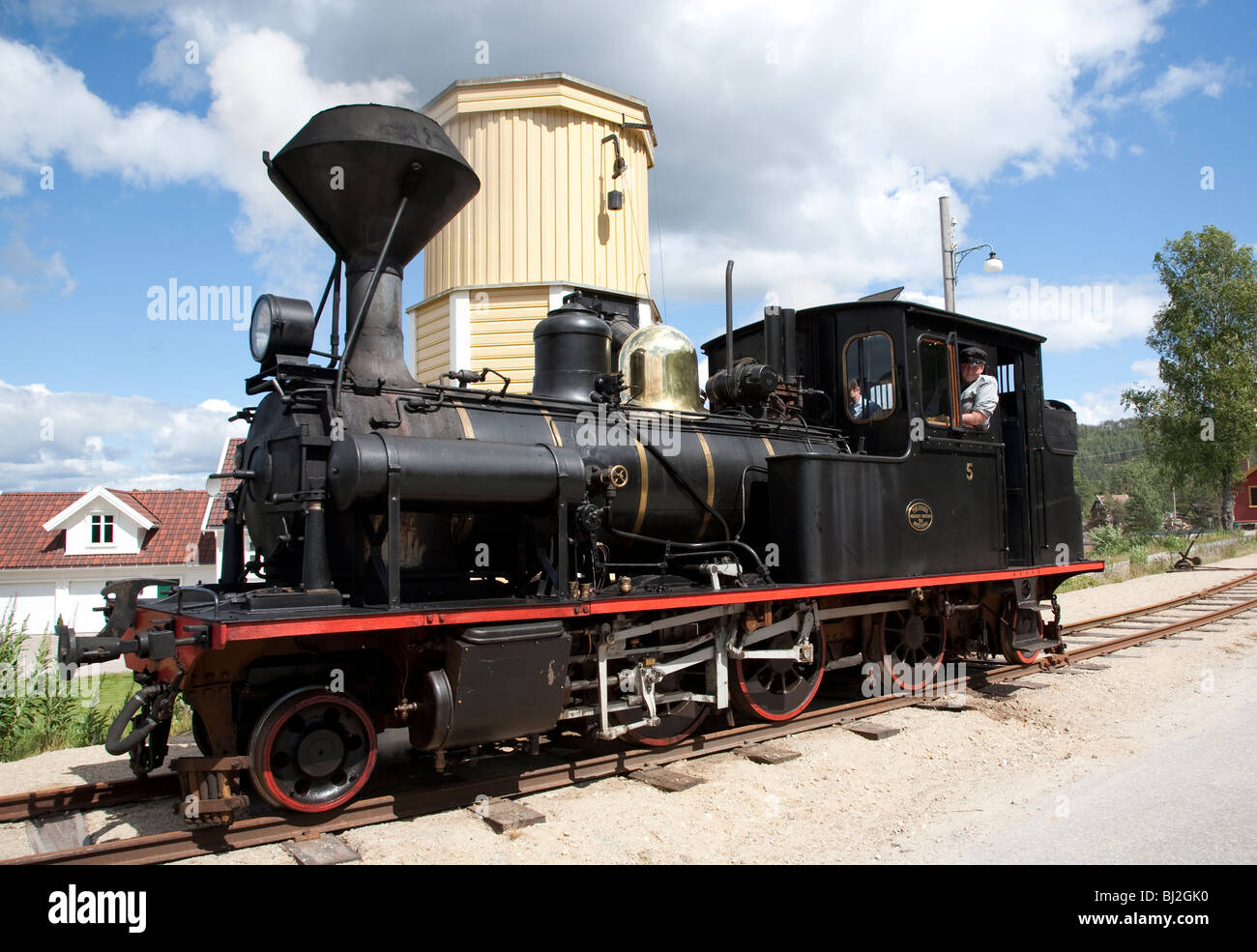 Norwegian steam engine at the The Setesdal Line Stock Photo - Alamy