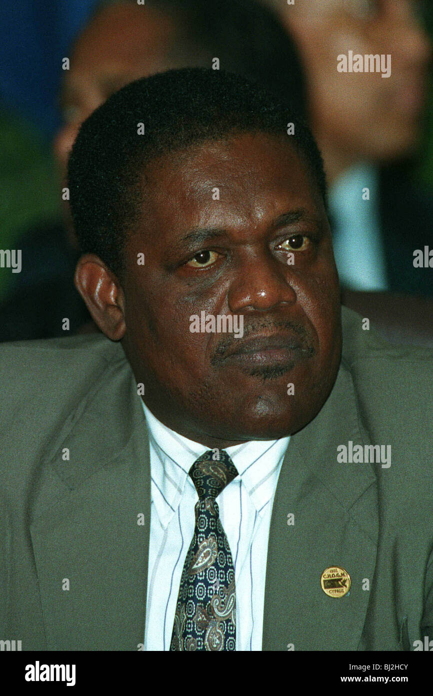 HUBERT INGRAHAM PRIME MINISTER OF BAHAMAS 27 October 1993 Stock Photo ...