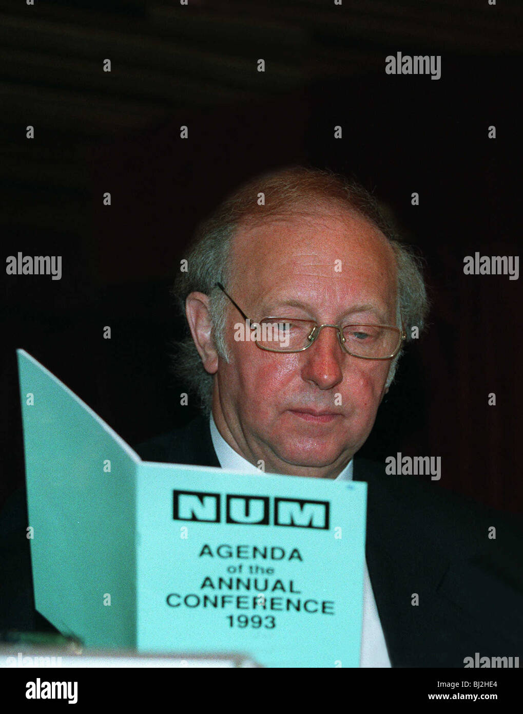 ARTHUR SCARGILL N.U.M. LEADER 07 July 1993 Stock Photo - Alamy