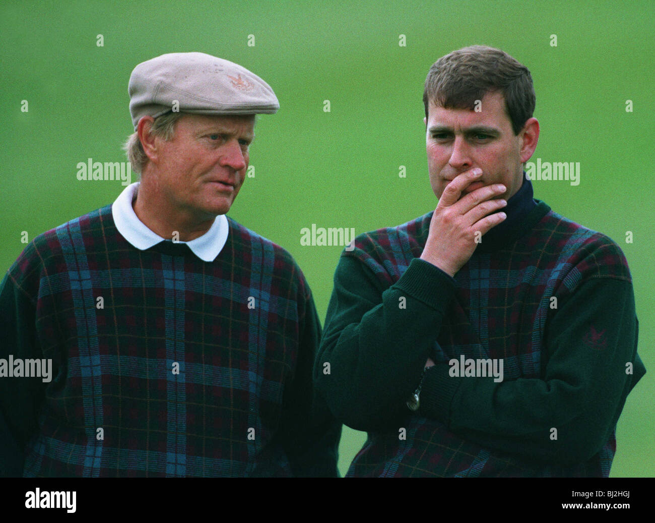 PRINCE ANDREW & JACK NICKLAUS GLENEAGLES 17 May 1993 Stock Photo - Alamy
