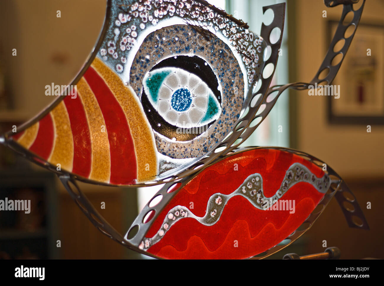 Fantastic fused glass is the specialty of Earthly Greens & Ran La Roca ...