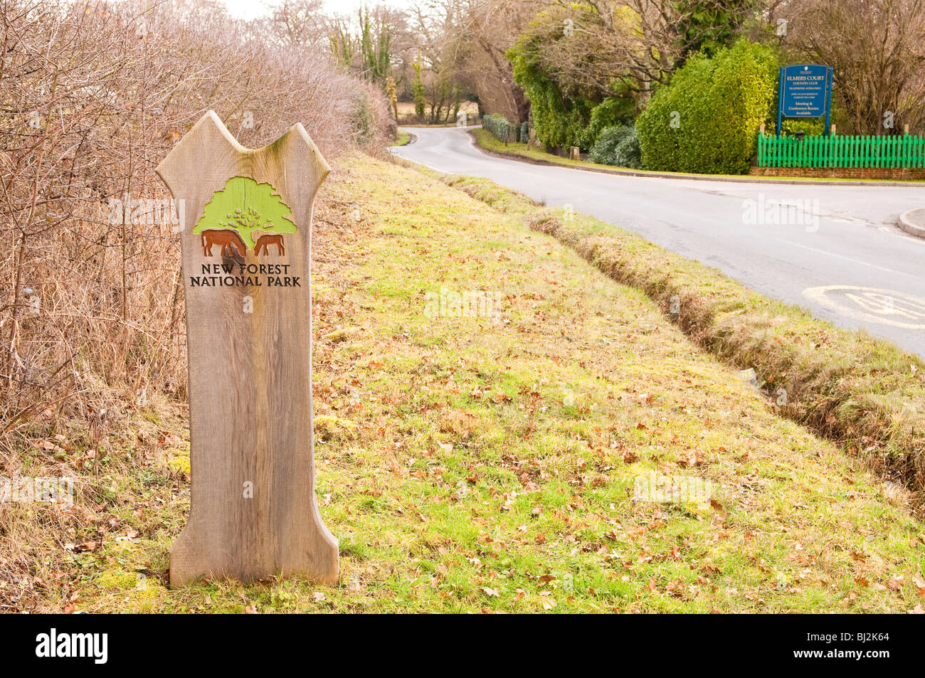New Forest Sign Stock Photo - Alamy