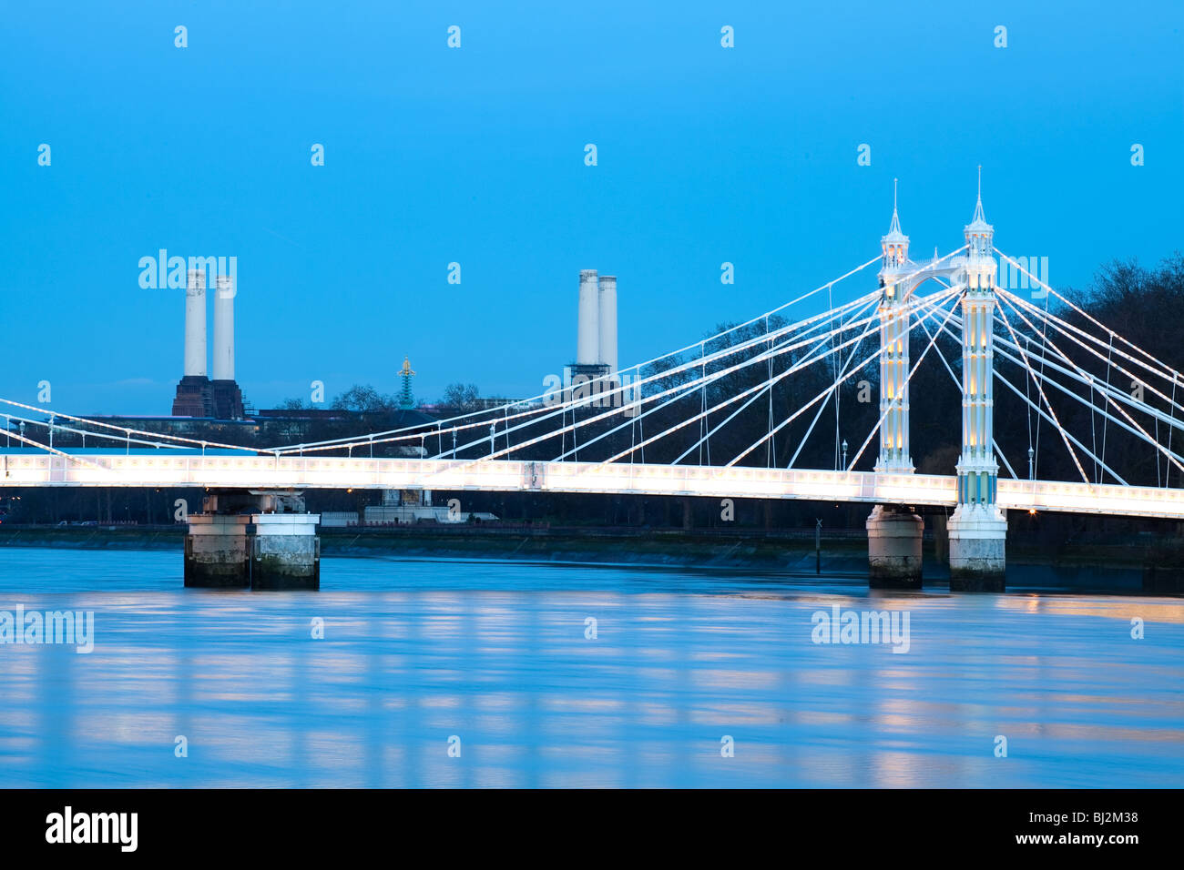 The Albert Bridge, London Stock Photo - Alamy