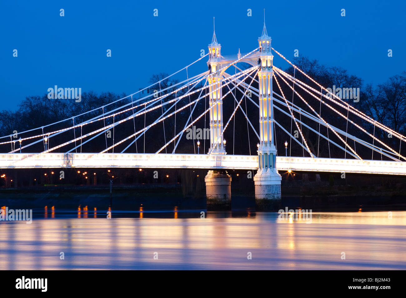 The Albert Bridge, London Stock Photo - Alamy