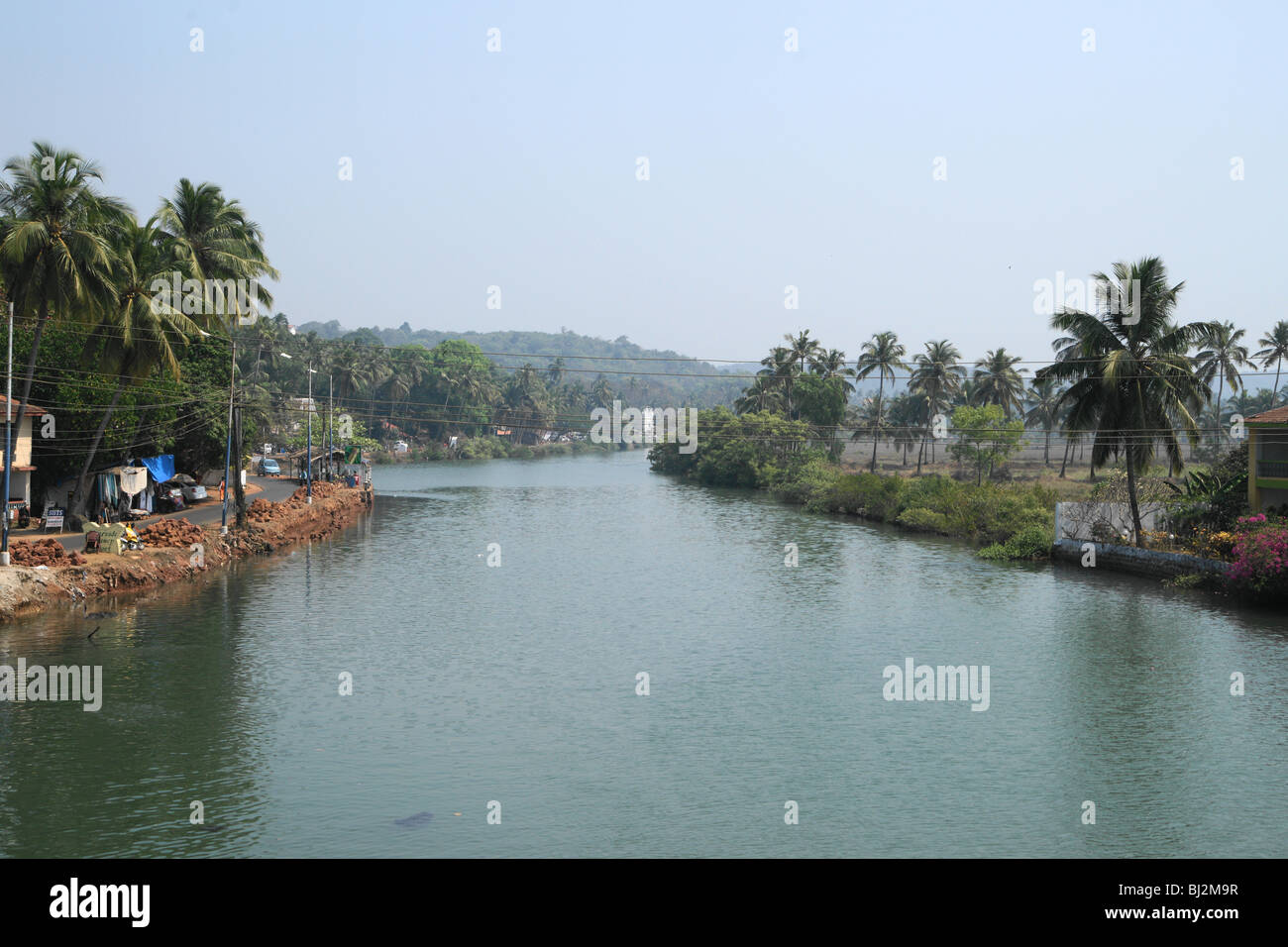 Baga river from Baga bridge Stock Photo - Alamy