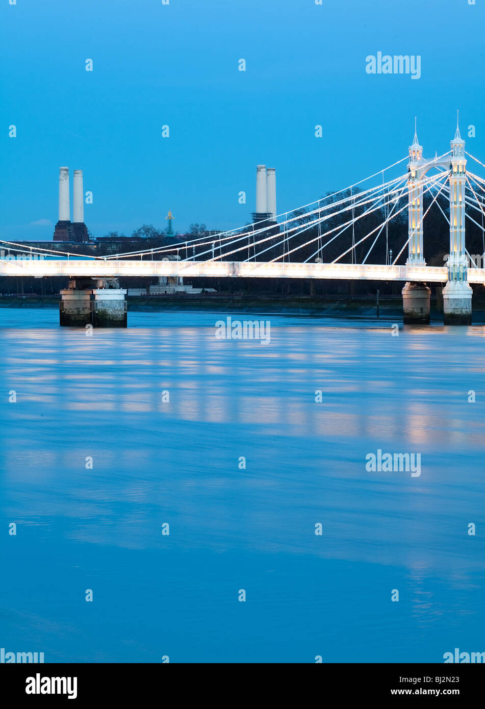 The Albert Bridge, London Stock Photo - Alamy