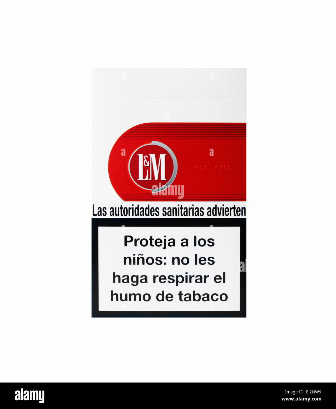 Government health warning on back of packet of cigarettes in Spain ...