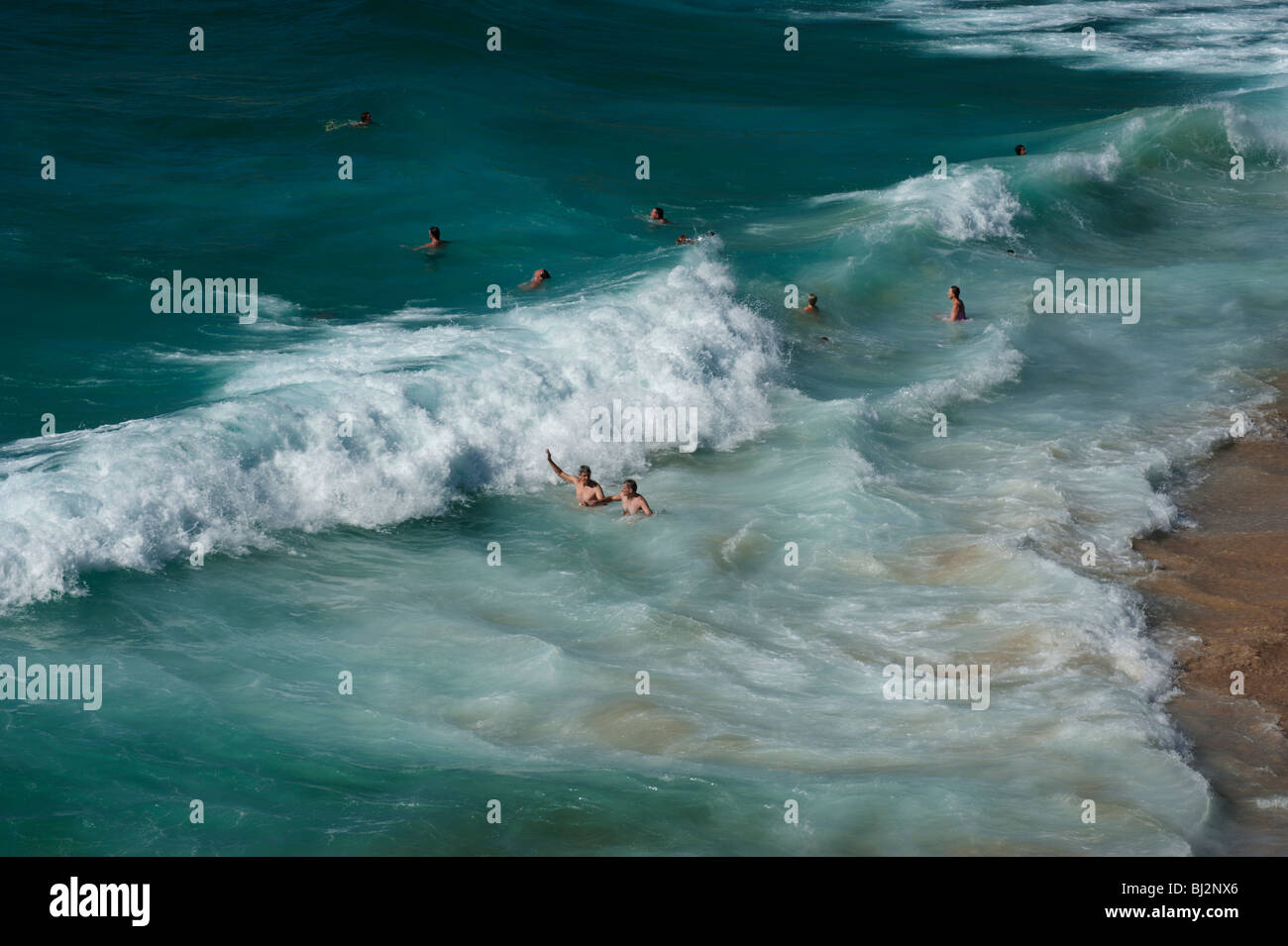 Swimmers at beach hi-res stock photography and images - Alamy