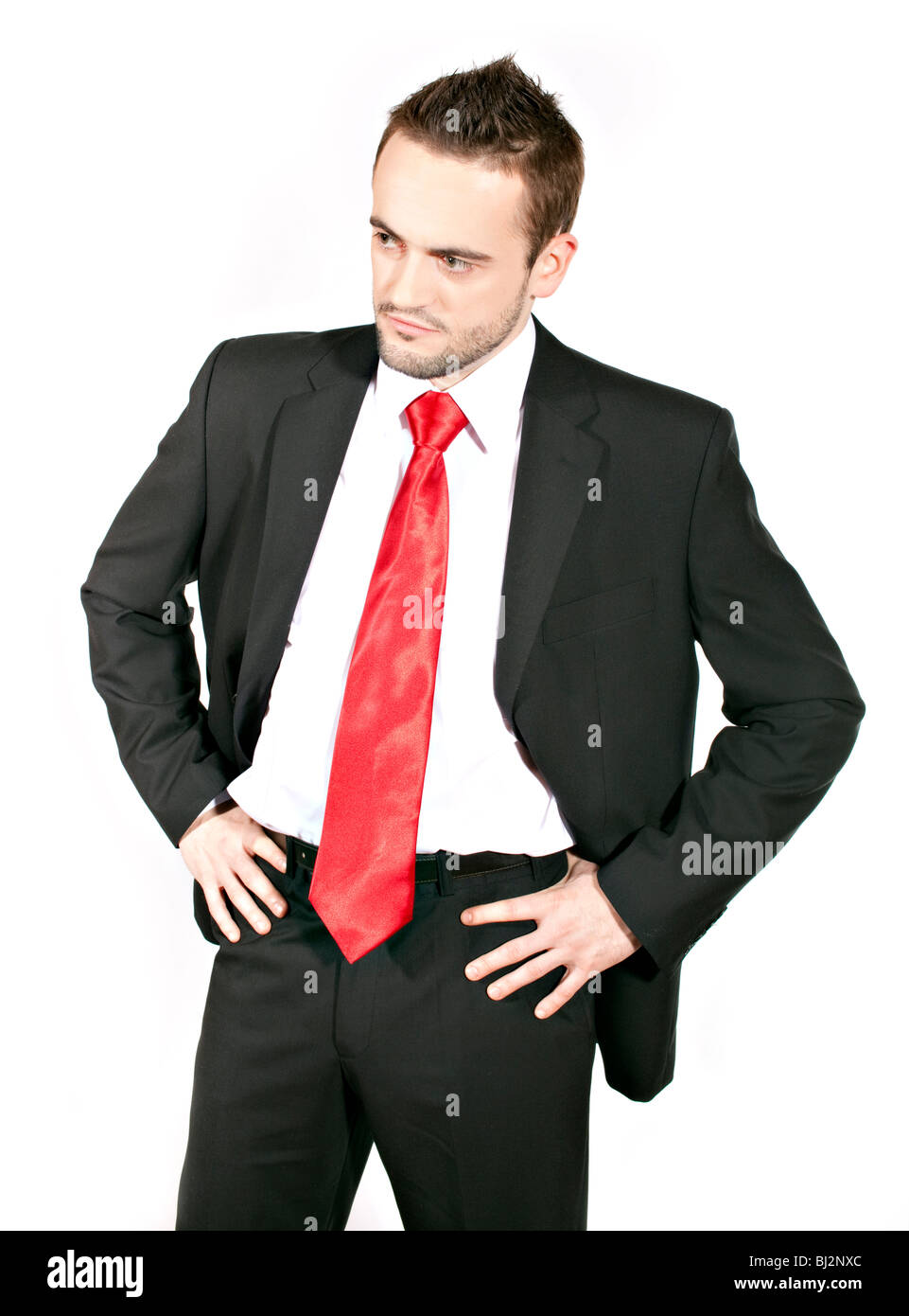 businessman isolated on white Stock Photo - Alamy