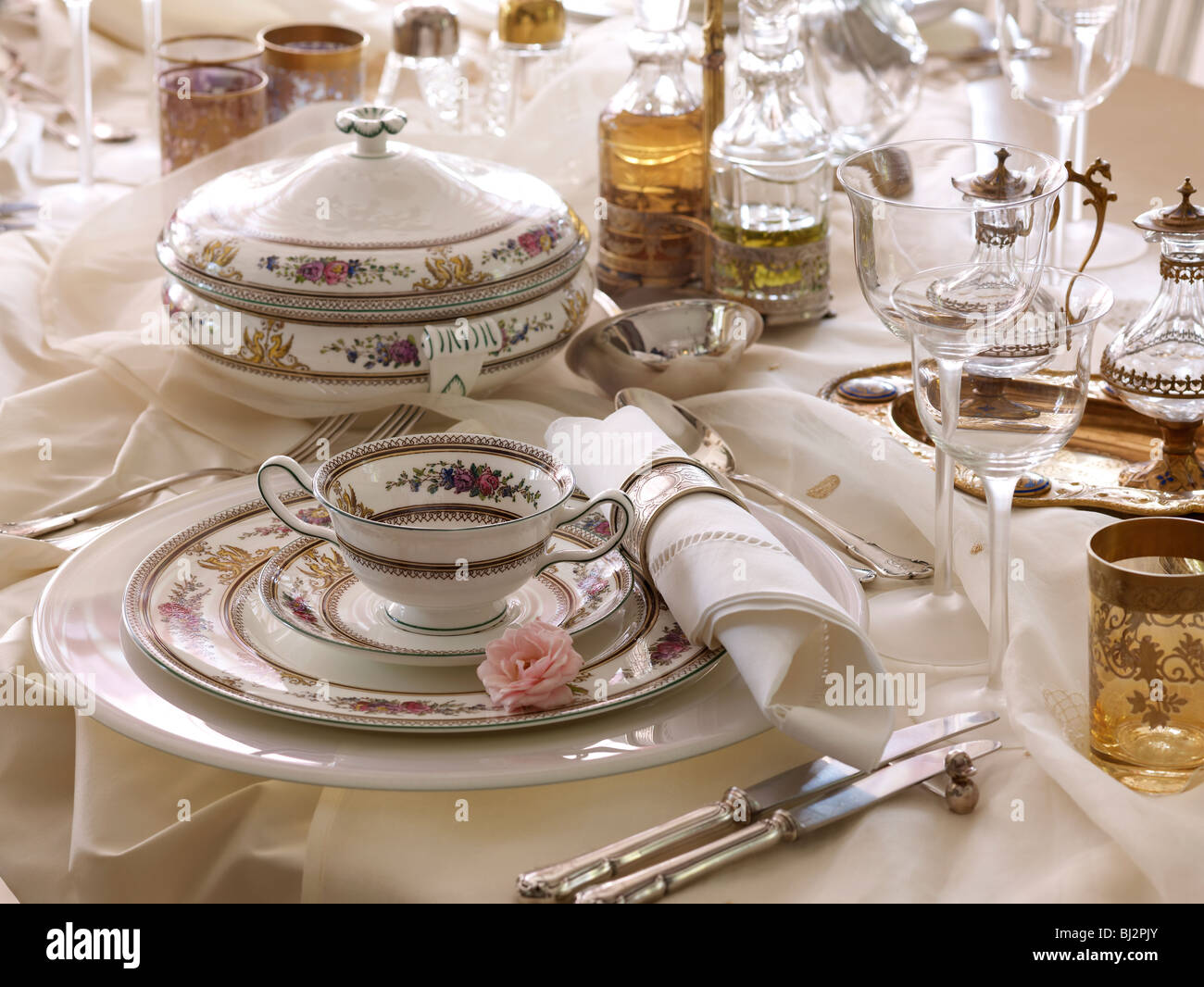 precious plates and dishes Stock Photo - Alamy