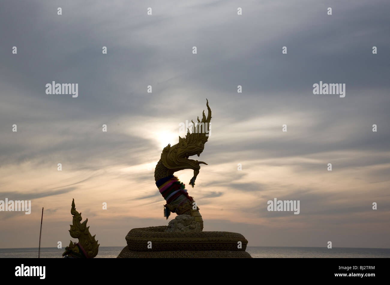 Naga Snake Statue - Karon beach Phuket Stock Photo - Alamy