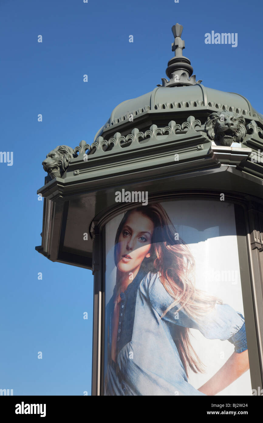 Poster pillar hi-res stock photography and images - Alamy