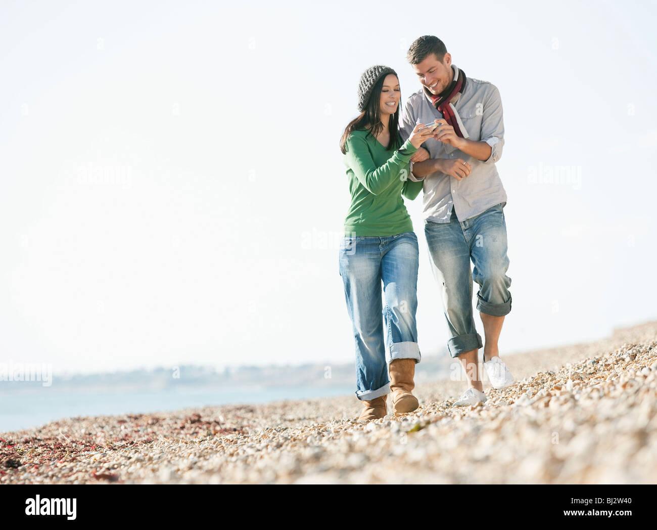 Strolling on beach hi-res stock photography and images - Alamy