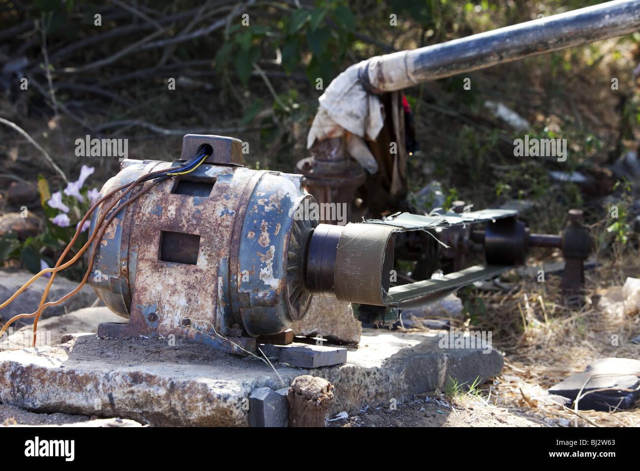 Rural water pump Stock Photo - Alamy