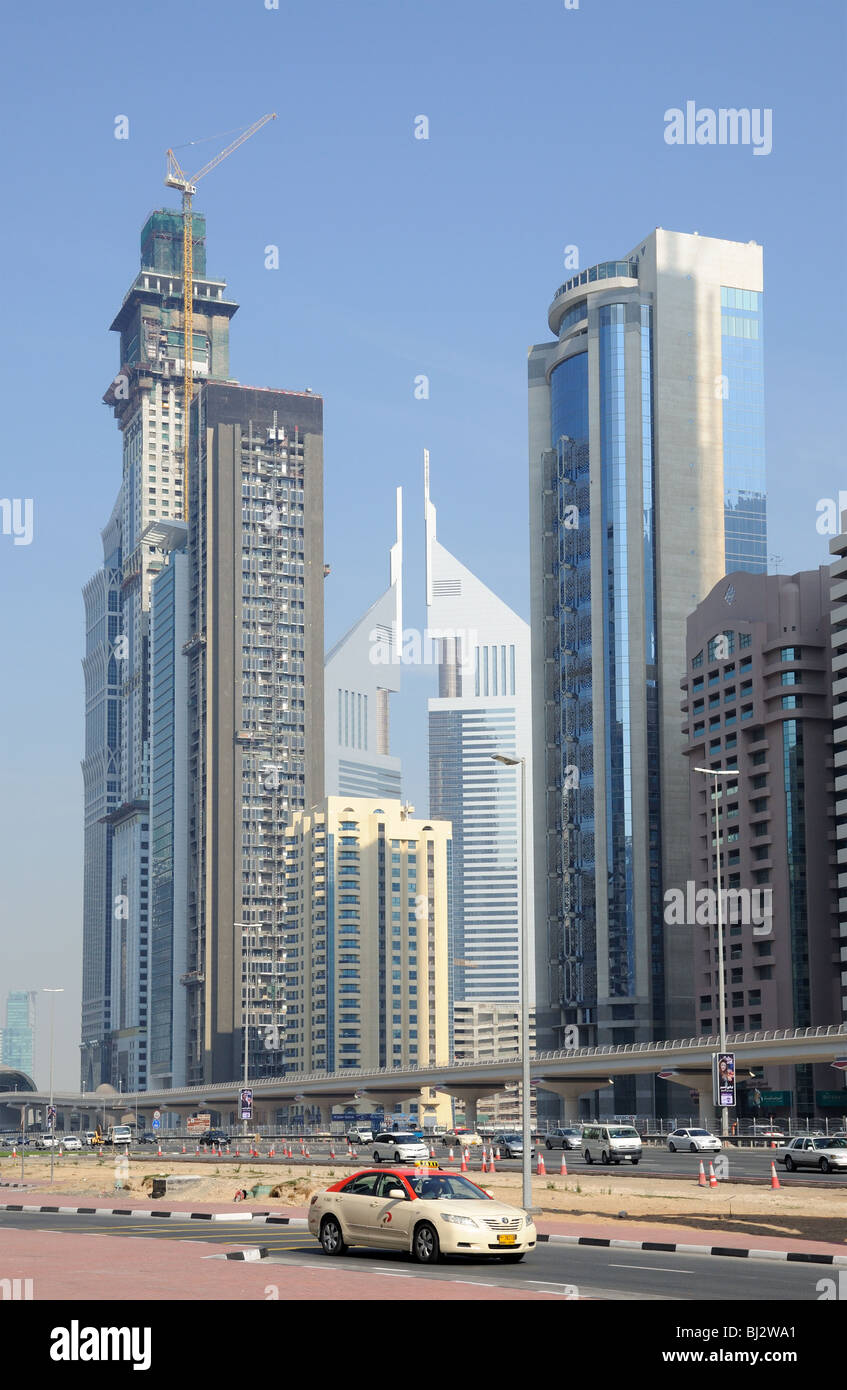 Uae sheikh zayed road hi-res stock photography and images - Alamy