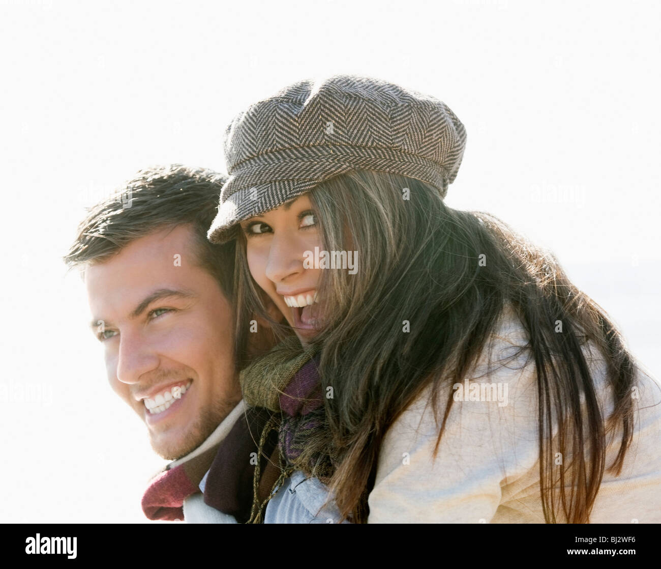 Woman riding piggyback hi-res stock photography and images - Alamy