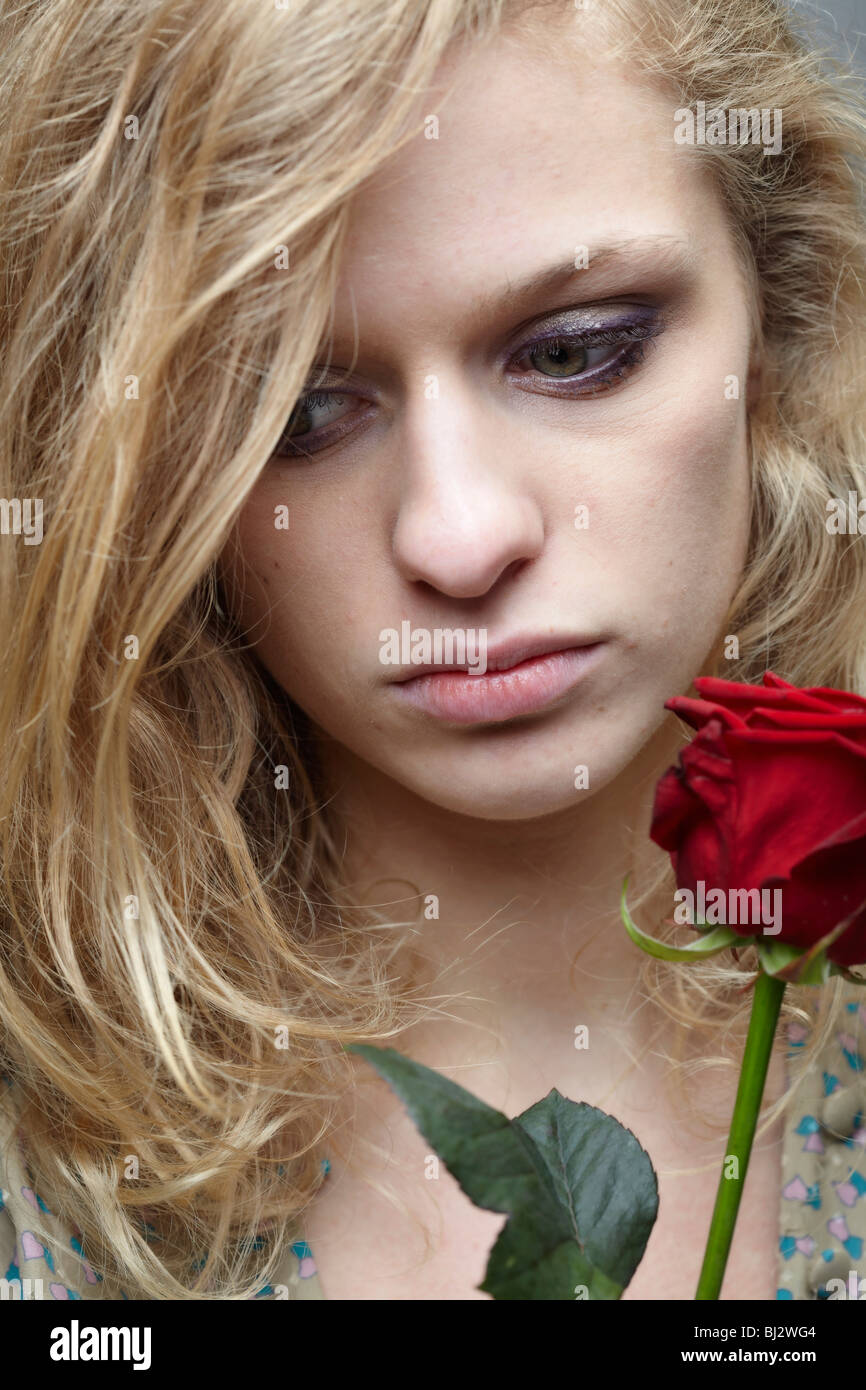 Sad rose image hi-res stock photography and images - Alamy