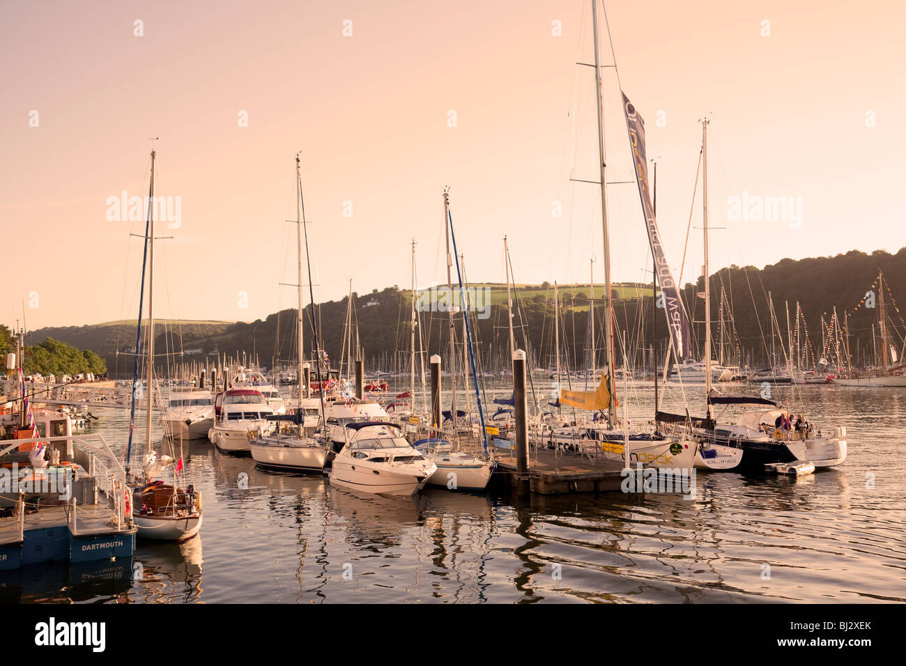 River Dart Estuary Dartmouth Devon Tourism Travel Coast High Resolution ...