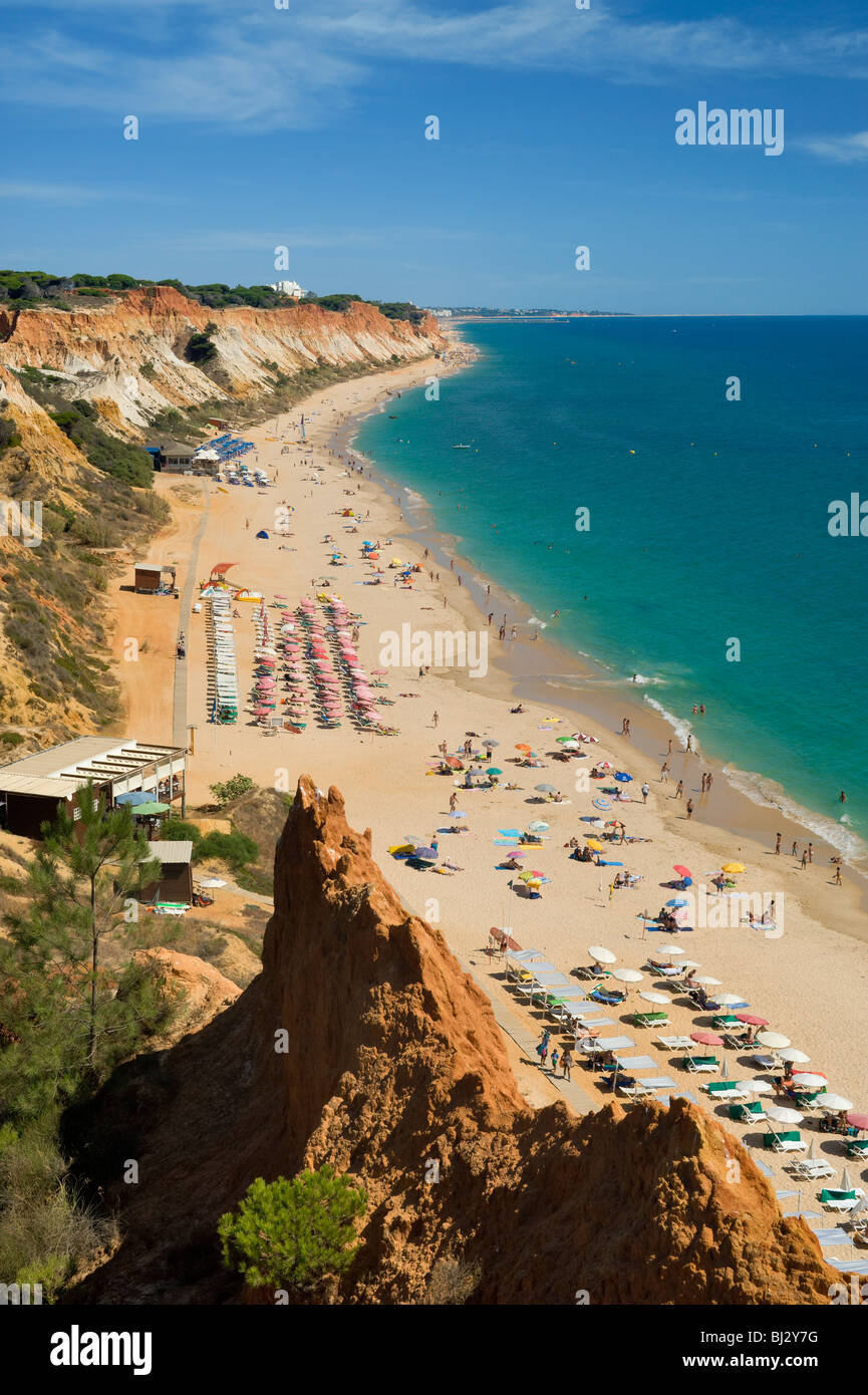 Portugal, the Algarve, Praia da Falesia beach Stock Photo - Alamy