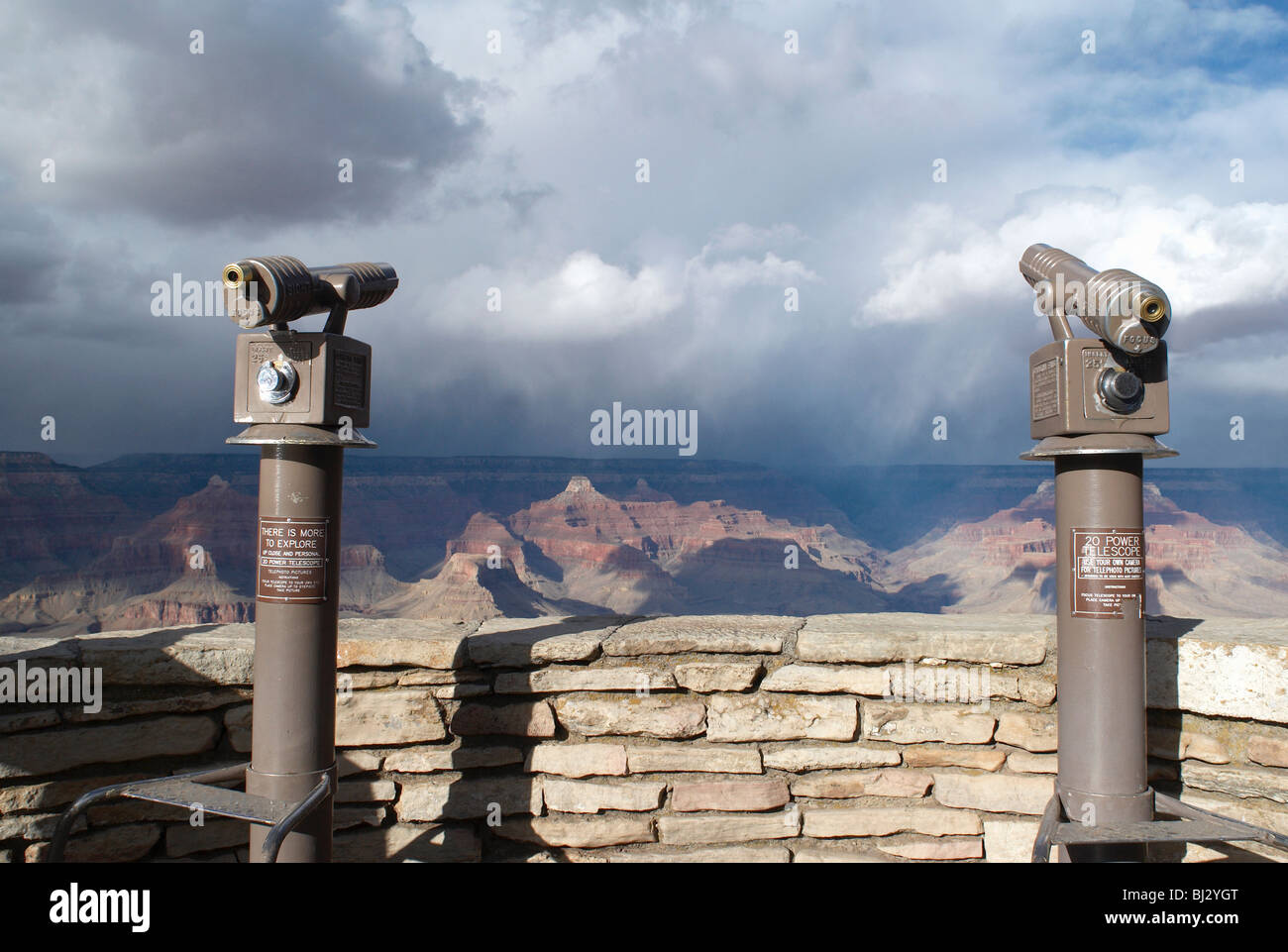 grand canyon viewing platform Stock Photo - Alamy
