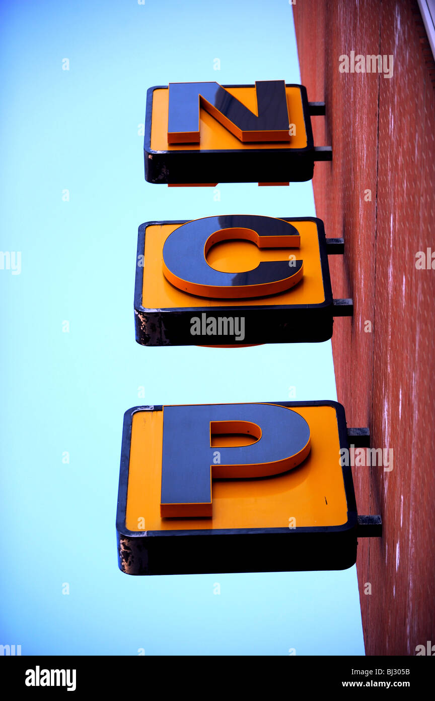 Ncp car park entrance sign hi-res stock photography and images - Alamy